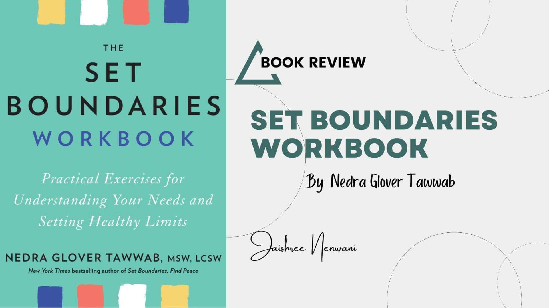 Set Boundaries Workbook - A Must-Read for Everyone - Jaishree Nenwani