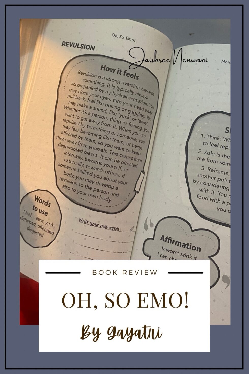 Oh, So Emo! - Oh What a Book! - Jaishree Nenwani
