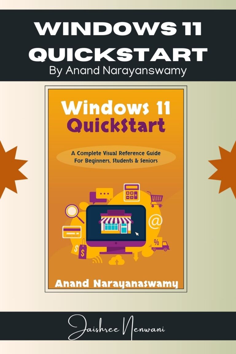 Windows 11 QuickStart: A Complete Visual Reference Guide For Beginners | Students & Seniors ...