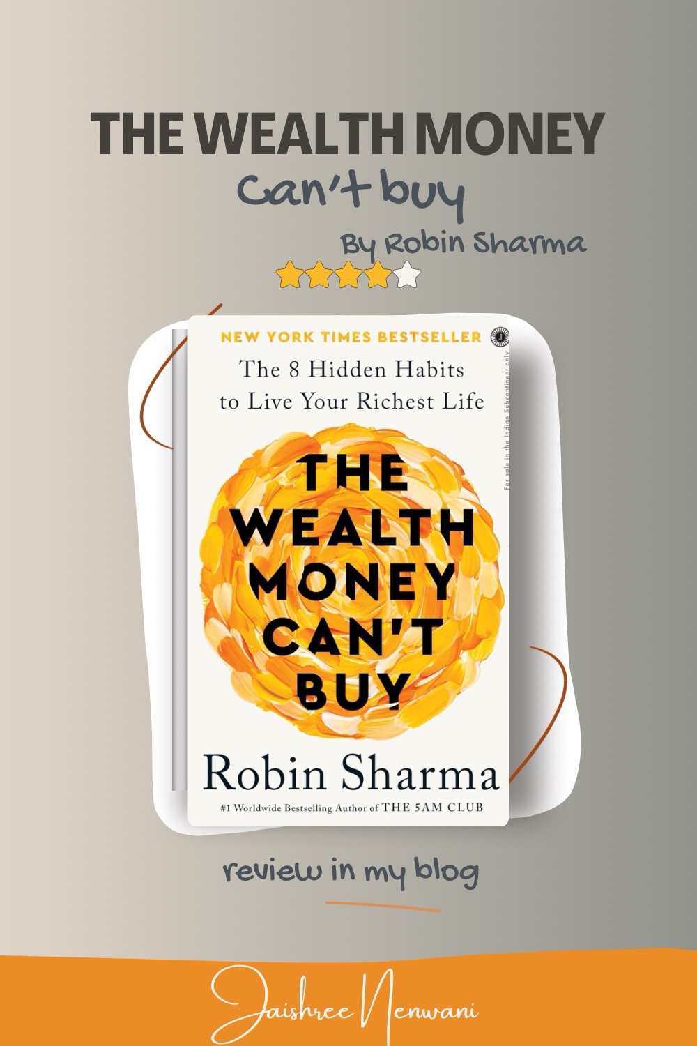 The Wealth Money Can't Buy - Another Masterpiece by Robin Sharma ...