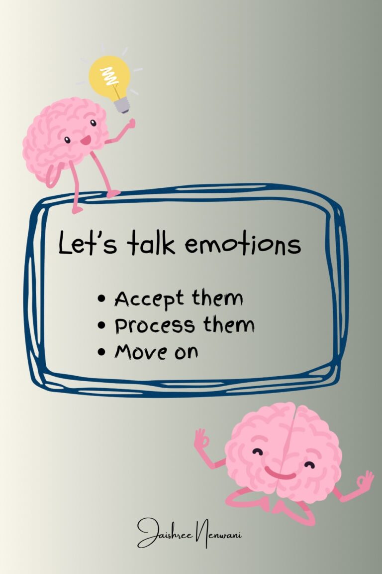 How to Process Your Emotions Without Drowning in Them? - Jaishree Nenwani